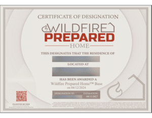 Wildfire Prepared Homes - IBHS Standard